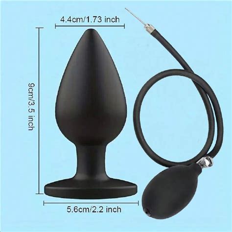 Aufblasbarer Analplug aus Silikon Sexspielzeug für Mann und Frau Anal