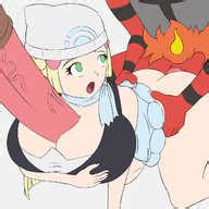 Post 2278721 Bosomancer Cosplay Dawn Incineroar Lillie Porkyman Swap