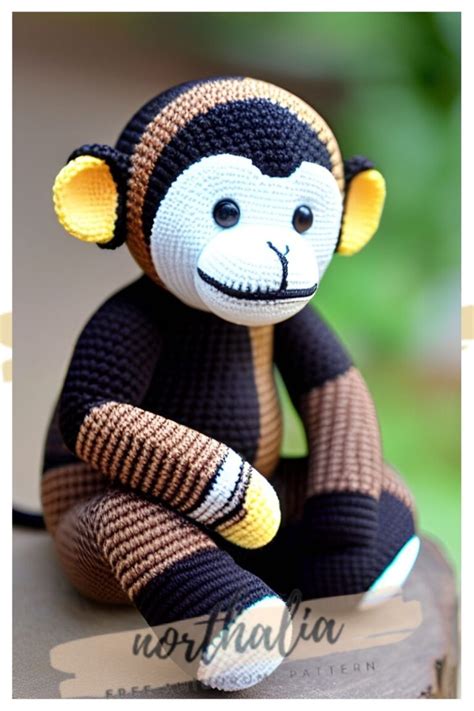 Crochet Monkey Amigurumi Free Pattern