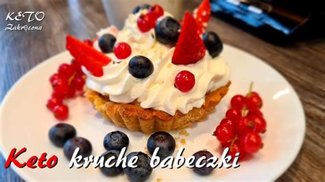 Keto kruche babeczki z owocami i śmietaną YouTube