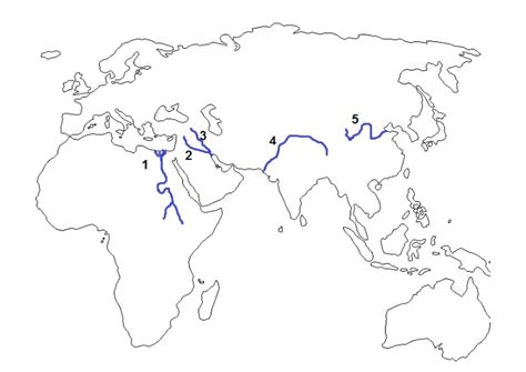 1 2 Map Quiz Rivers Diagram Quizlet