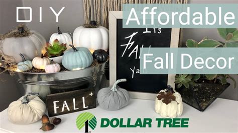 FALL FARMHOUSE DIY NEW DOLLAR TREE HACKS AFFORDABLE DECOR DIY Dollar