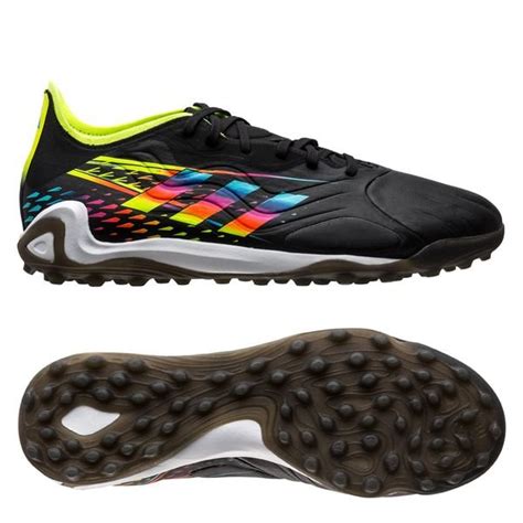 adidas Copa Sense 1 TF Al Rihla Schwarz Türkis Gelb