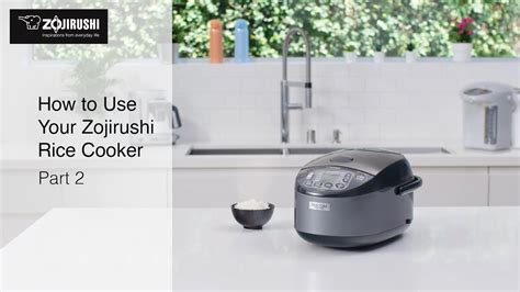How To Use Your Zojirushi Rice Cooker Part Youtube