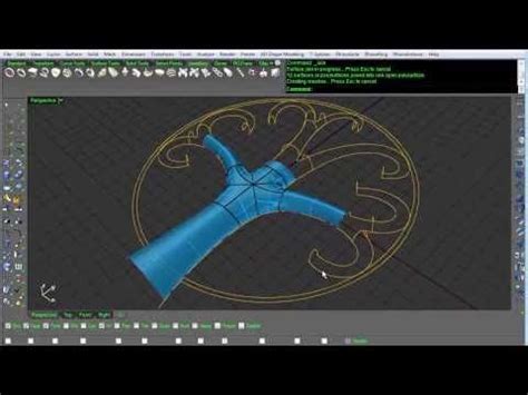 Rhino Tips And Tricks Ornamental Work With Vsr Shape Modeling