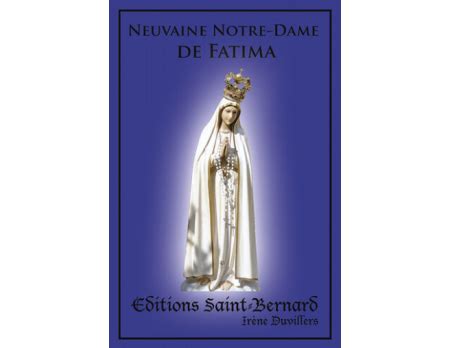 Livret Neuvaine Notre Dame De Fatima