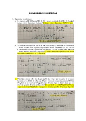 Ejercicio Cuota Balon MATE FI Matemática financiera Studocu