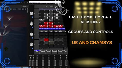 Version Castle Dmx Template Groups And Controls Unreal Engine