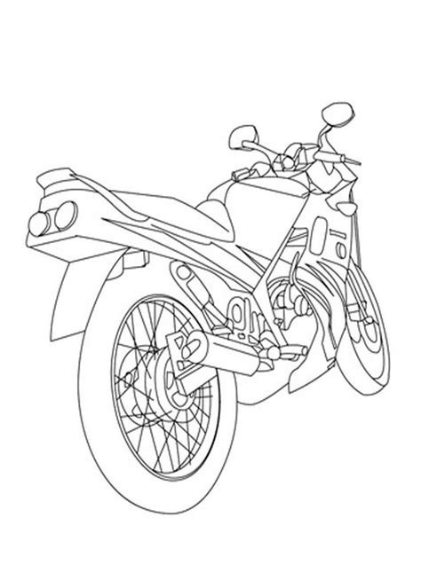 Disegni Di Moto Da Stampare E Colorare Pianetabambini It
