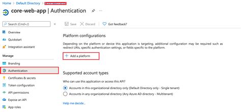 Asp Net Core How To Implement Azure Active Directory Aad