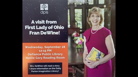 Defiance Public Library Hosts Fran DeWine 09 28 2022 YouTube