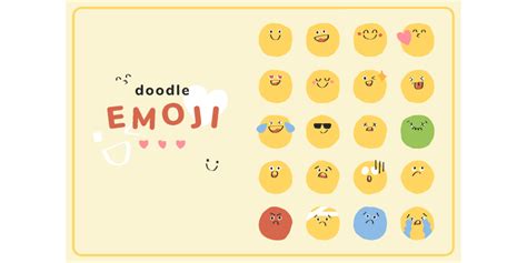 Doodle Emoji Set Figma