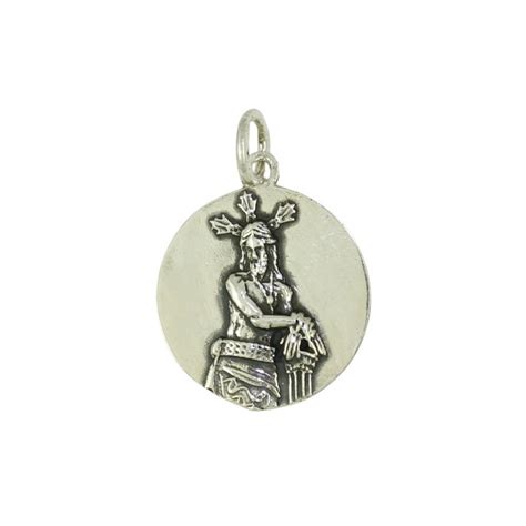 Medalla Cristo De Los Gitanos Plata 22 Mm