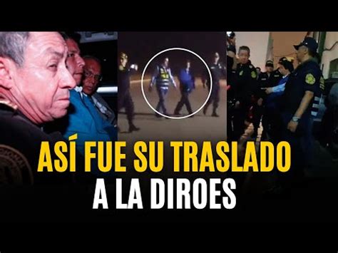PEDRO CASTILLO Así fue su arresto y TRASLADO a la DIROES donde está