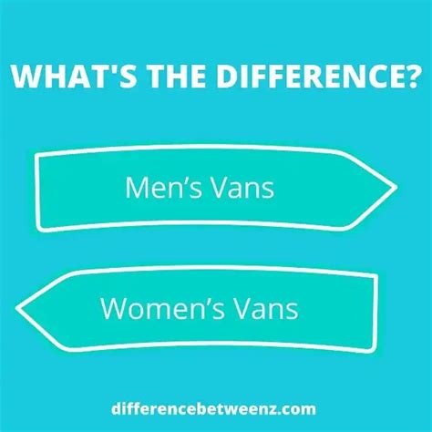 Difference Between Mens And Womens Vans Difference Betweenz