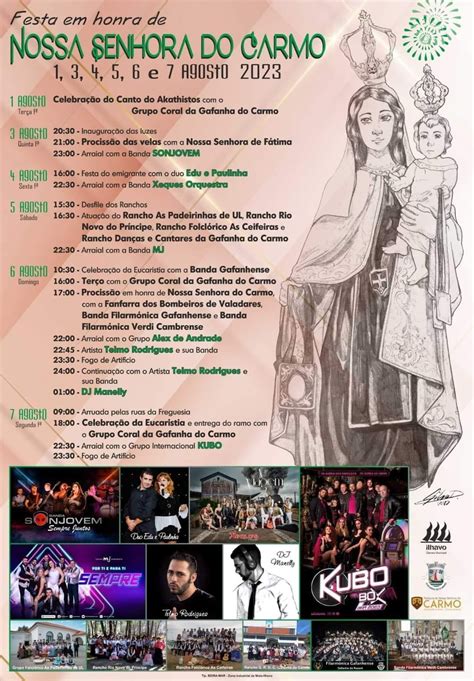 Festa em Honra de Nossa Senhora do Carmo 2023 Ílhavo