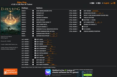 Elden Ring Trainer FLiNG Trainer PC Game Cheats And Mods