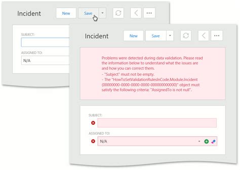 declare validation rules expressapp framework devexpress documentation