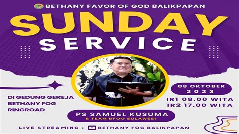 Ps Kevin Lemuel Kusuma Ibadah Raya 2 Main Hall Ringroad YouTube