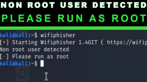 Non Root User Detected Please Run As Root Fix Youtube