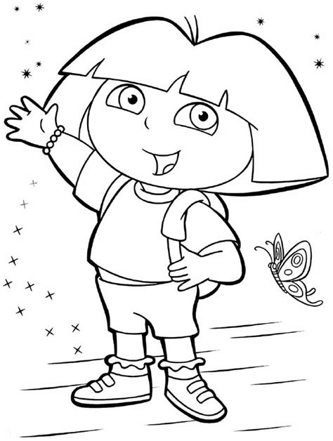 Desenhos Para Colorir De Dora Aventureira Dicas Pr Ticas