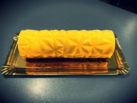Bûche glacée mangue et framboise au Thermomix Cookomix