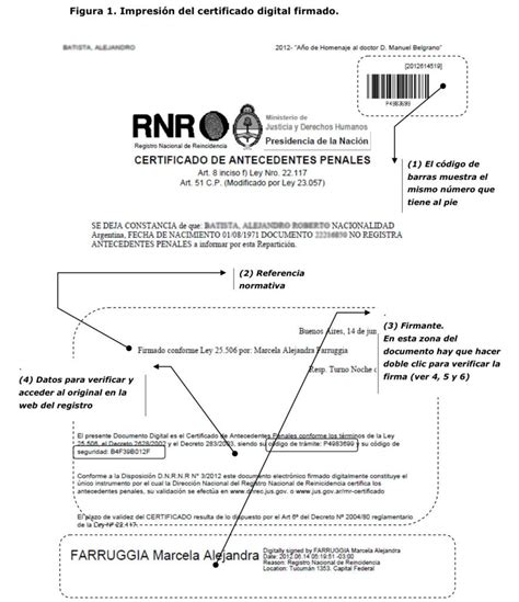 Certificado De Antecedentes Penales Noviembre 2024