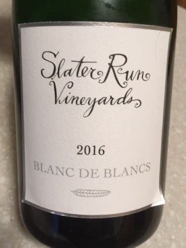 Slater Run Vineyards Blanc De Blancs Vivino US
