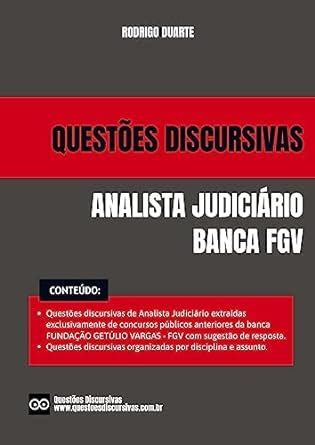Analista Judici Rio Banca Fgv Provas Discursivas Respostas