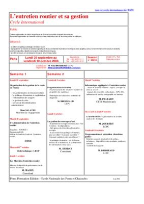 Entretien Routier Pdf Notice Manuel D Utilisation