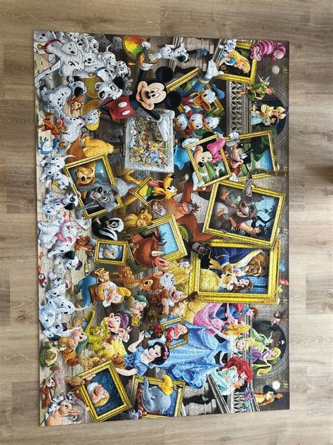 FINISHED 5000 Pcs Ravensburger 17432 Mickey The Artist Puzzle With