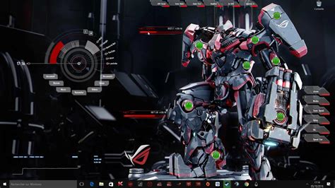 Th Me Asus Rog Rainmeter Windows Tuto Youtube