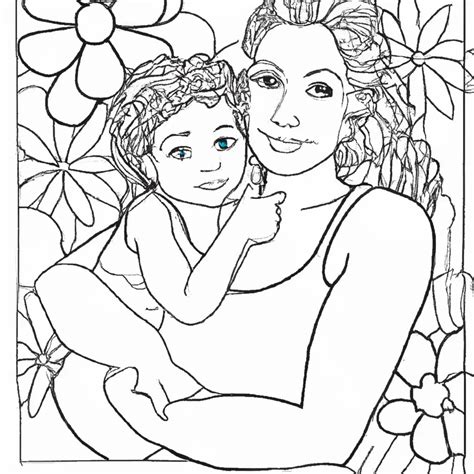 Mãe e Filha Desenhos para Colorir Atividades Grátis