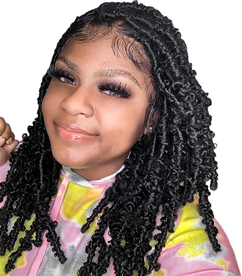 Amazon TD HAIR Butterfly Locs Crochet Hair 8 Packs Pre Looped