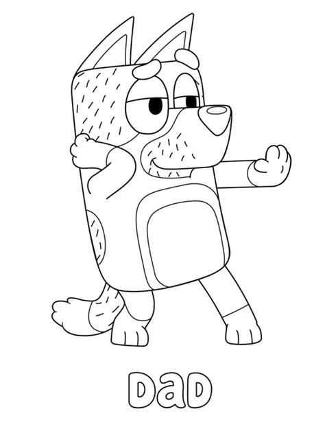 Dibujos De Bluey Para Colorear