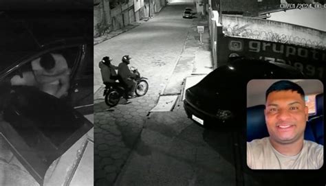 V Deo Mostra Momento Em Que Empres Rio Executado Na Porta De Casa