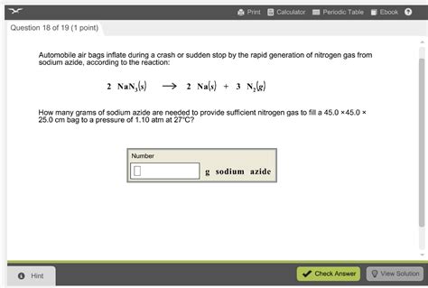 Solved Print Calculator Periodic Table Ebook Question 19 Of Chegg