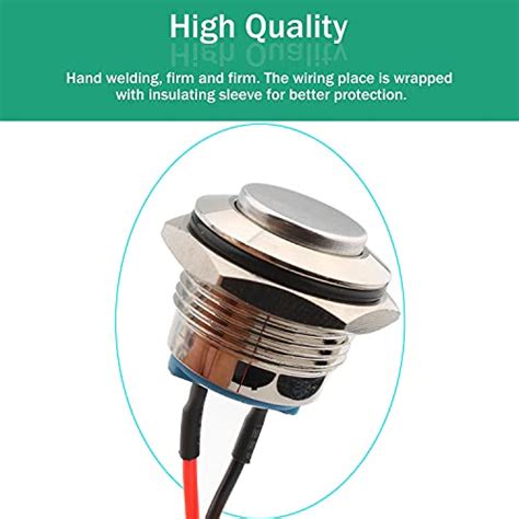 Runcci Yun Pieces Mm Momentary Push Button Switch Waterproof Push