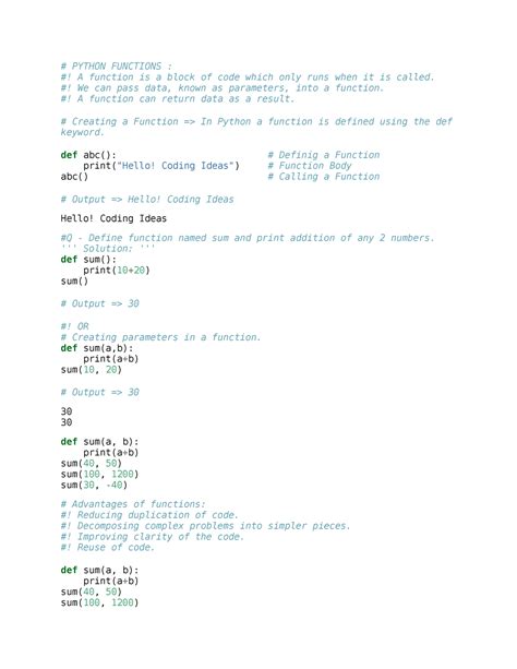 6 python functions python functions a function is a block of code which only runs when
