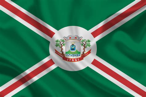 Bandeira Da Cidade De Itagi BA Ecco Bandeiras