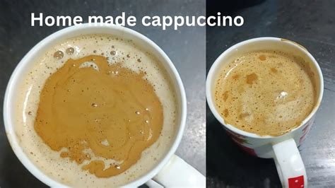 How To Make Cappuccino At Home Home Made Cappuccino With Blender And