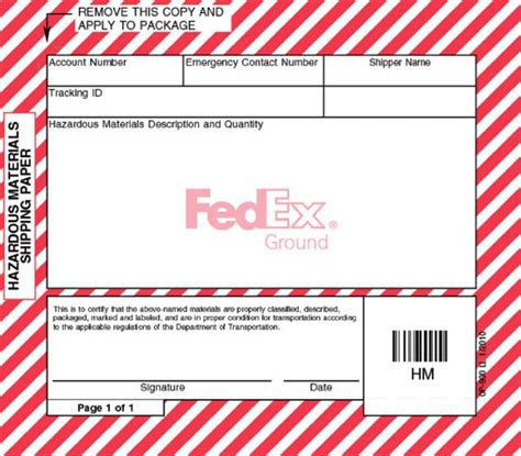 Resources For Shipping Hazardous Materials Fedex