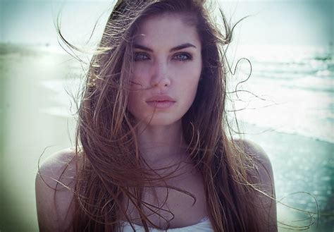 4593154 Women Outdoors Women Model Sea Face Brunette Green Eyes Rare Gallery Hd Wallpapers