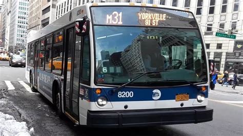 Rare Mta Novabus Lfs Low Floor M Bus Youtube