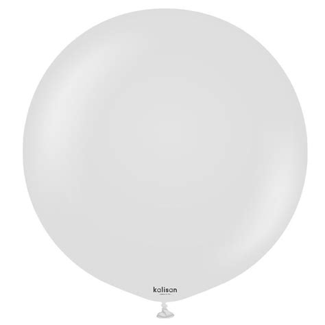 Globos Redondos de látex 24 61Cm Standard Gris globodeco es