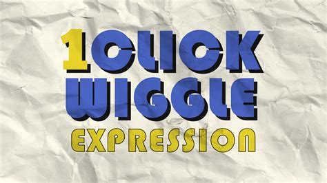 Wiggle Expression Adobe After Effects Tutorial Youtube