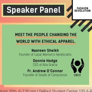 Clothing The Naked A Speaker Panel On Ethics Fashion Depaul University