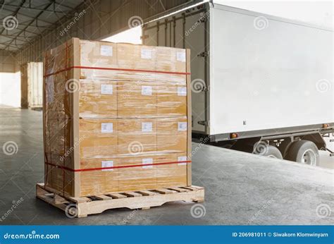 Cargo Pallet Shipment Freight Truck Delivery Service Large Cargo