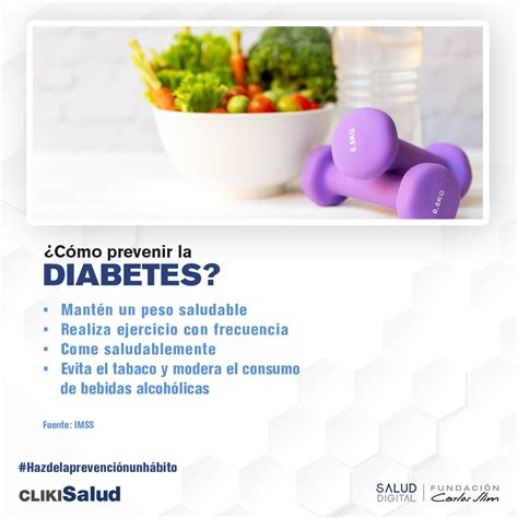 Cómo prevenir la diabetes ClikiSalud net Fundación Carlos Slim