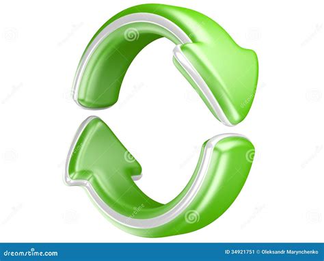 Dos flechas circulares stock de ilustración Ilustración de movimiento